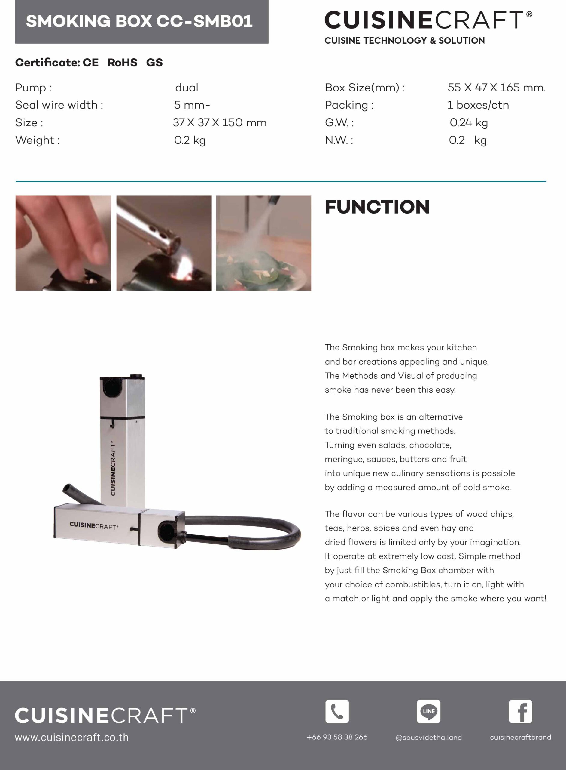 Smoking Box - Cuisine Craft