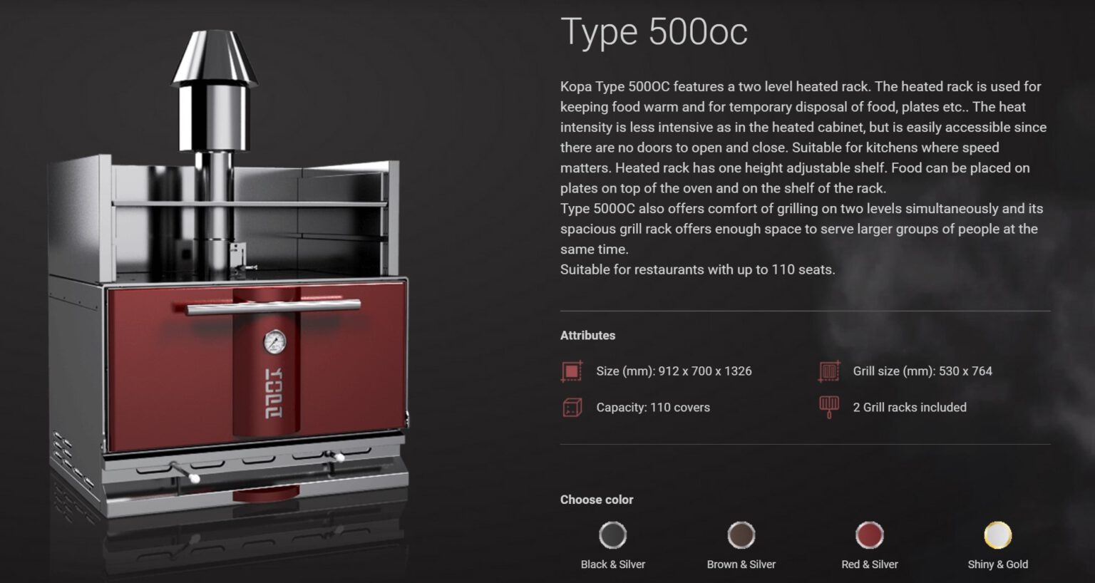 Charcoal oven Kopa |เตาย่าง-อบ ใช้ถ่าน 100% | Made in Germany