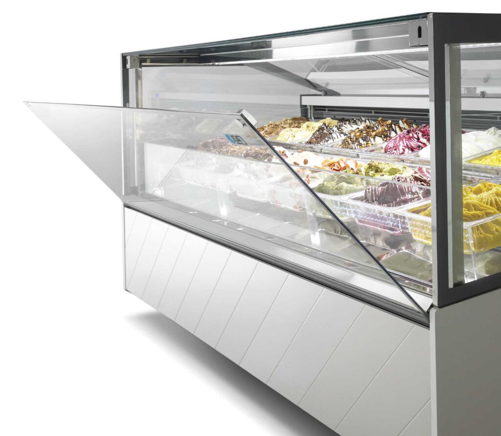 Gelato/IceCream Display - ตู้แช่ ตู้โชว์ไอศกรีม เจลาโต้ Supershow Made ...